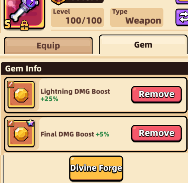 Equipment Gem - Capybara Go! Wiki and Guides